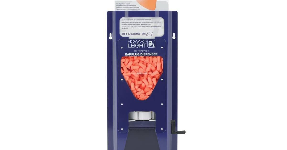 Dispenser Earplug Source 500 Anodized Aluminum Permanent Mounted ...